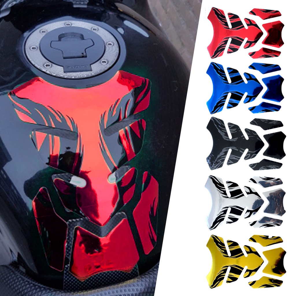 OM 3D PVC Motorcycle Oil Tank Sticker Soft Anti-collision Anti-scratch ...