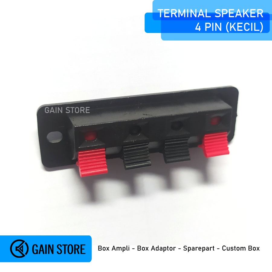 4 Pin Clamp Speaker Terminal socket amplifier | Shopee Philippines