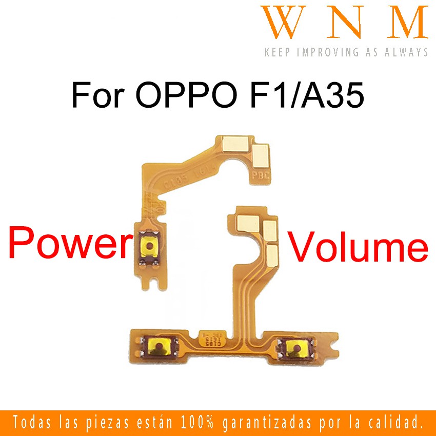 New For OPPO A35 F1 Power on / off Switch Button Side Key Volume Up ...