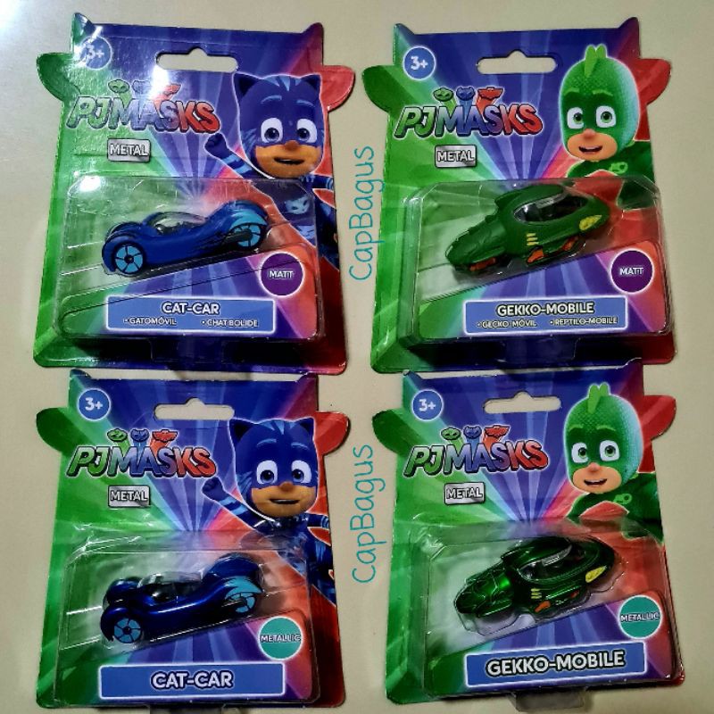 Pjmasks Car metal Cat Car Gekko Mobile green blue diecast die-cast matt ...