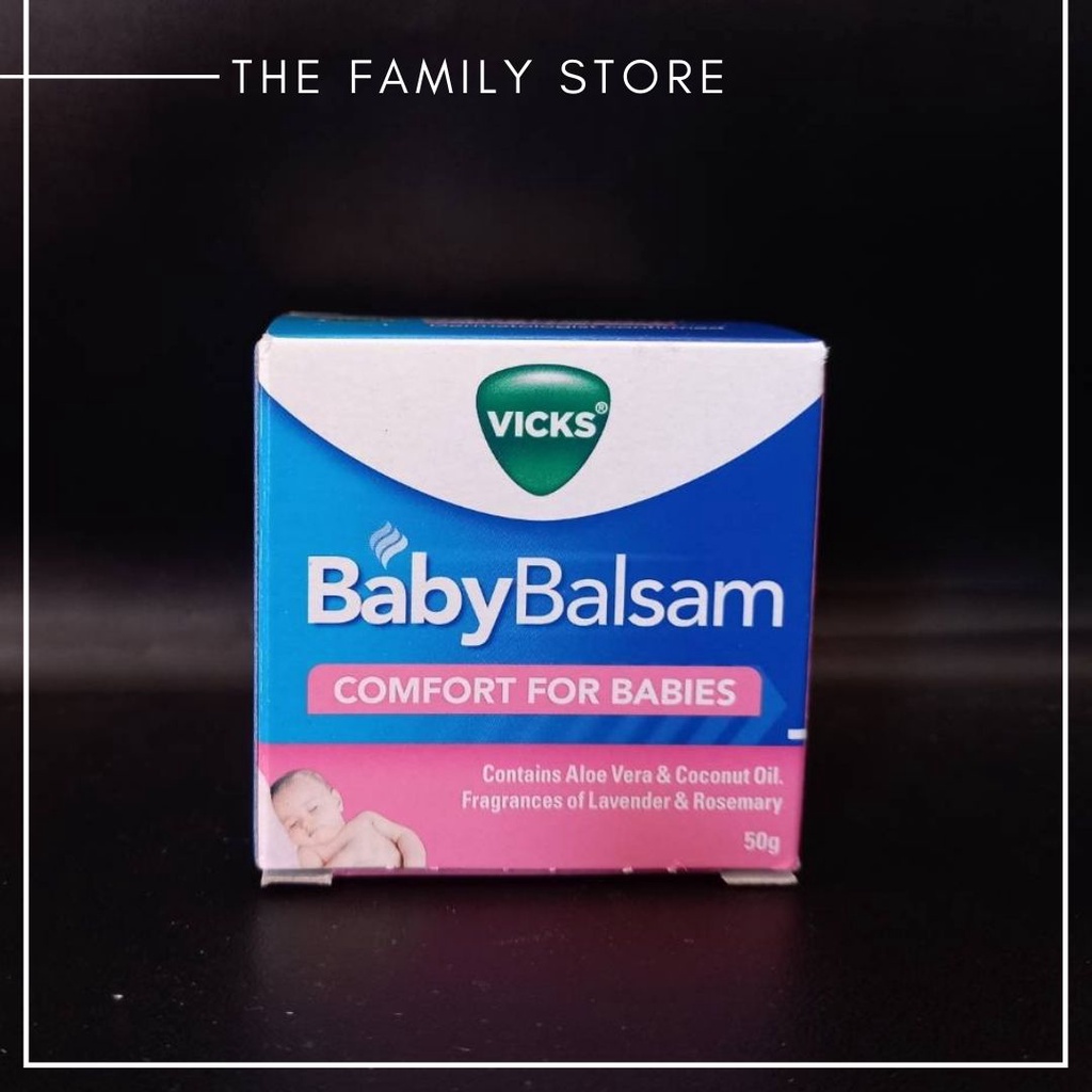 Vicks Baby Balsam 50gr / Calming Rub Baby / Vaporub Baby / Children's ...