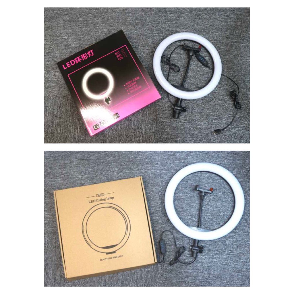 26CM/33CM LED video ring light (No Included Tripod) 24W dimmable 2700 ...