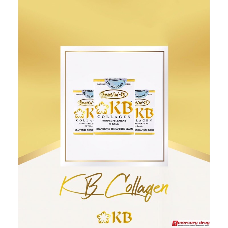 Bundle Promo NEW KB COLLAGEN 3 bottles /90 tablets | Shopee Philippines