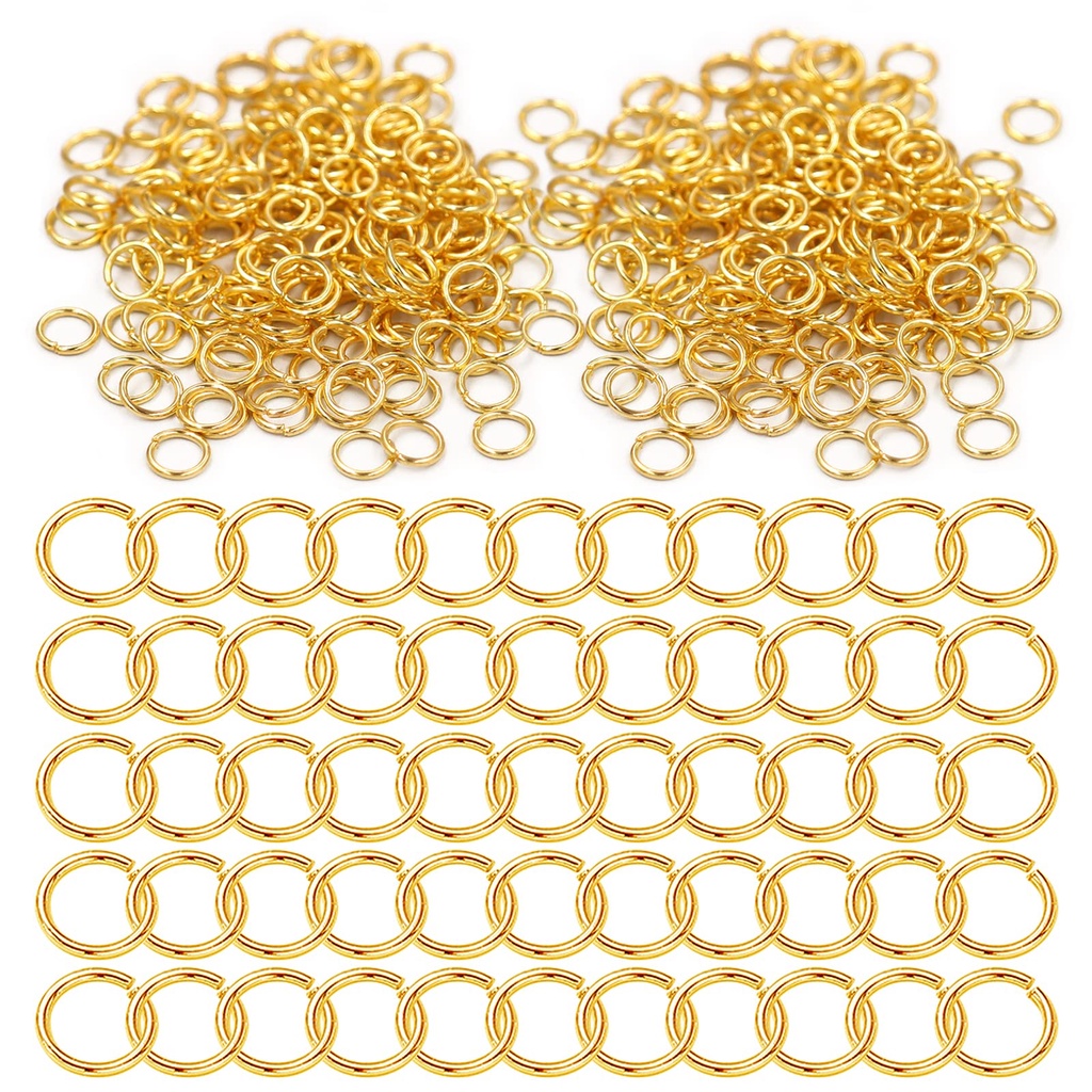 Big Packing 200Pcs 4/5/6mm Open Jump Rings Split Ring Connector DIY ...