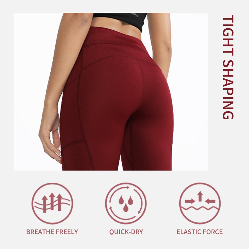 HighWaist Compression Tights Yoga pants Sports Running Gym Leggings For ...