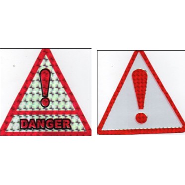 Decal Stickers - Danger / Warning Sign (Reflective) | Shopee Philippines
