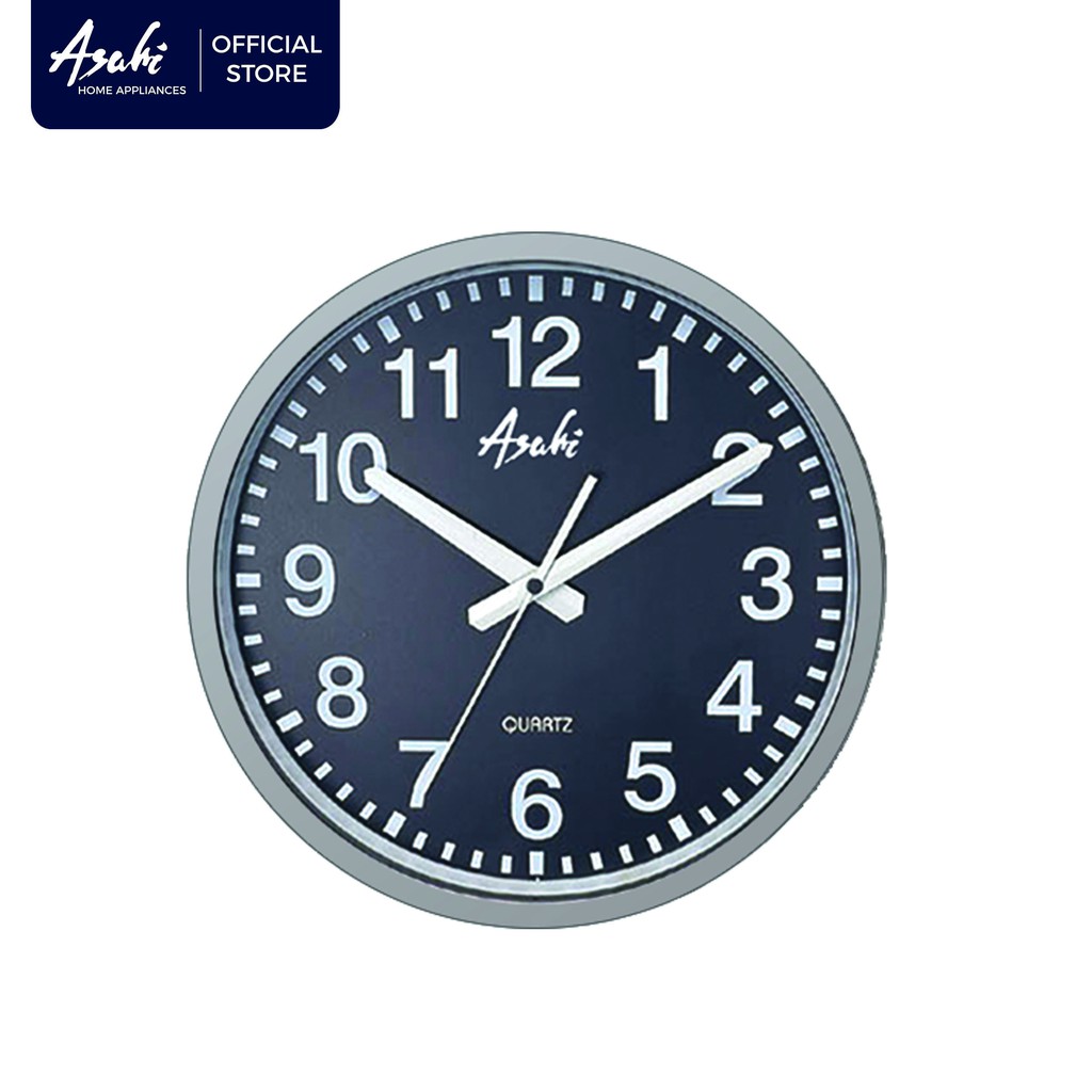 Asahi AD007027 Round Wall Clock 12 inches | Shopee Philippines