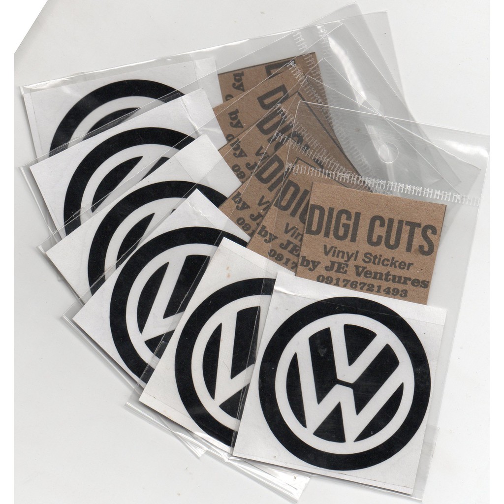 VOLKSWAGEN Vinyl Waterproof Sticker | Shopee Philippines