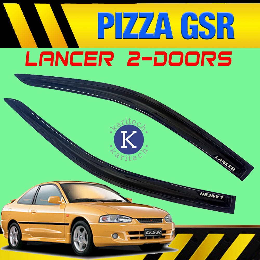 Lancer Pizza GSR 2-Doors ( Rain Guard Window Visor ) | Shopee Philippines