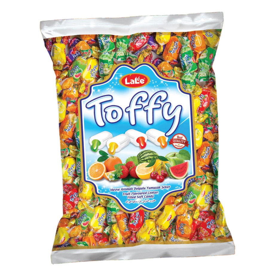 [ Toffy ] LaLe brand Mini Toffy fruit-flavored soft candy - 1kg pack ...