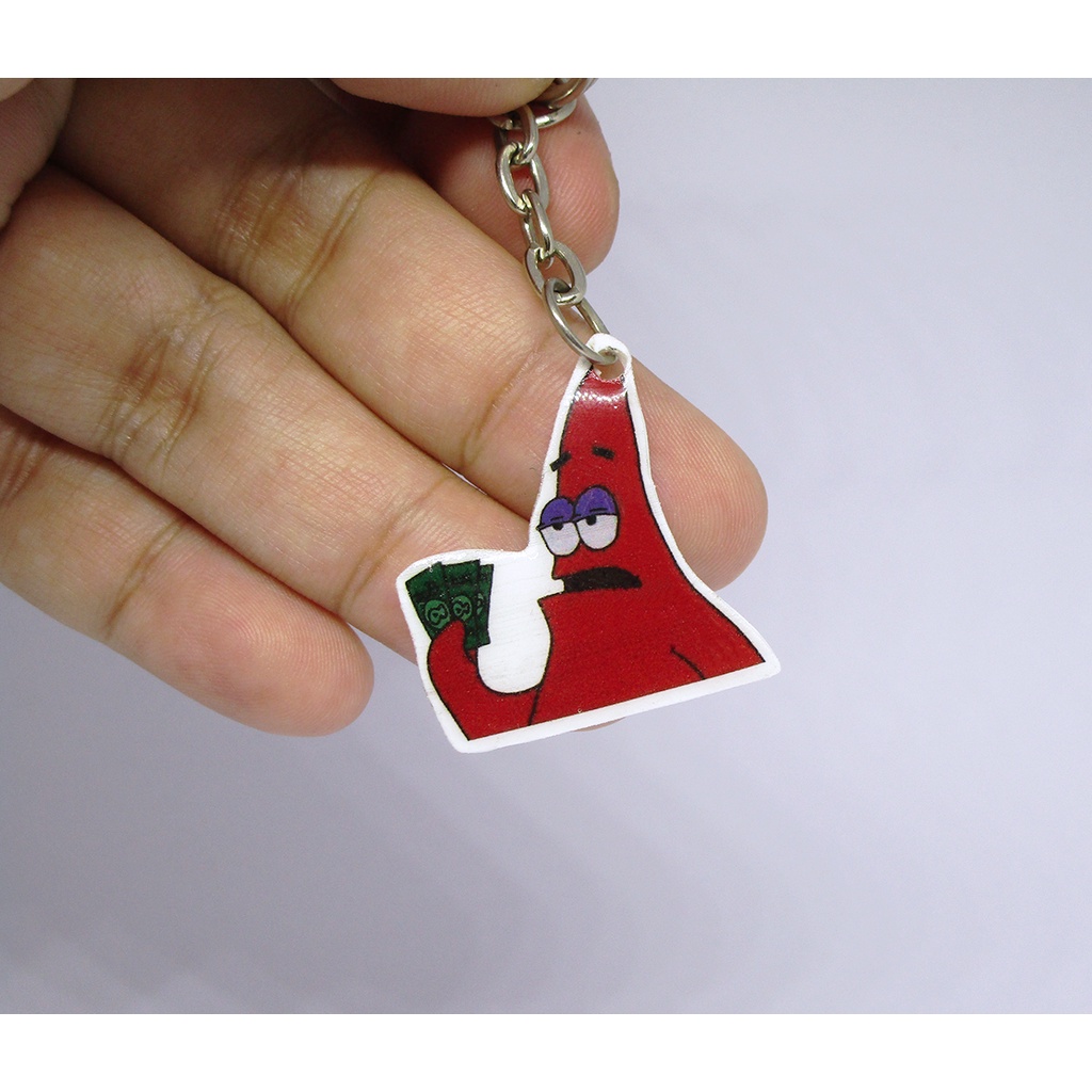 Patrick Spongebob Meme Keychain/Pin/Jibbitz | Shopee Philippines