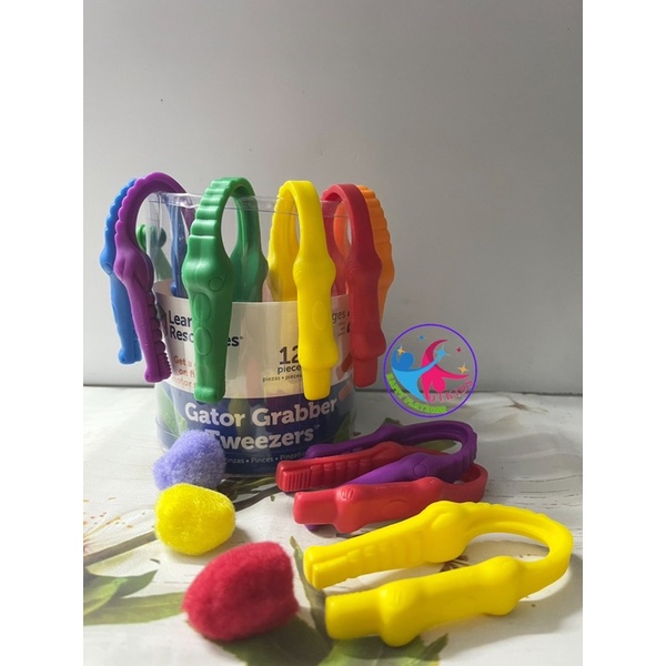 Set Of 12 Color Clamps Forging Fine Motor Learning Resources | Shopee ...