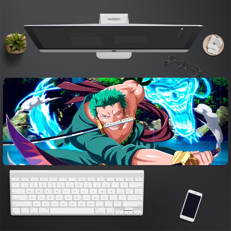 Anime One Piece Mouse Pad Large 700 X 300 mm Luffy Sauron | Shopee ...