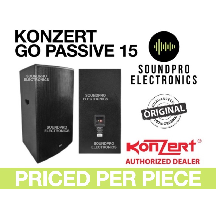 Konzert Go Passive 15 15” Passive Speaker System 500 Watts (1 PIECE ...