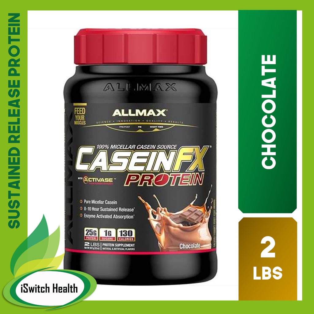 AllMax Nutrition Casein FX - 2lbs - Chocolate | Casein Protein | All ...
