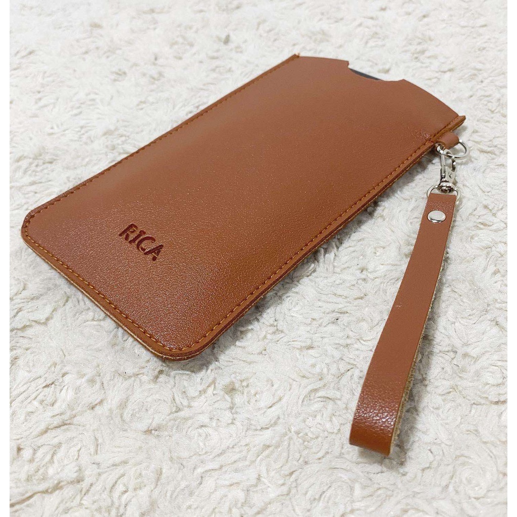 [With strap] Personalized Leatherette Cellphone Pouch | Shopee Philippines