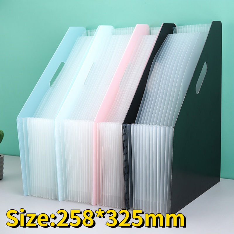 Multi-layer Standing Test File Folder Vertical Organ Package A4 Data ...
