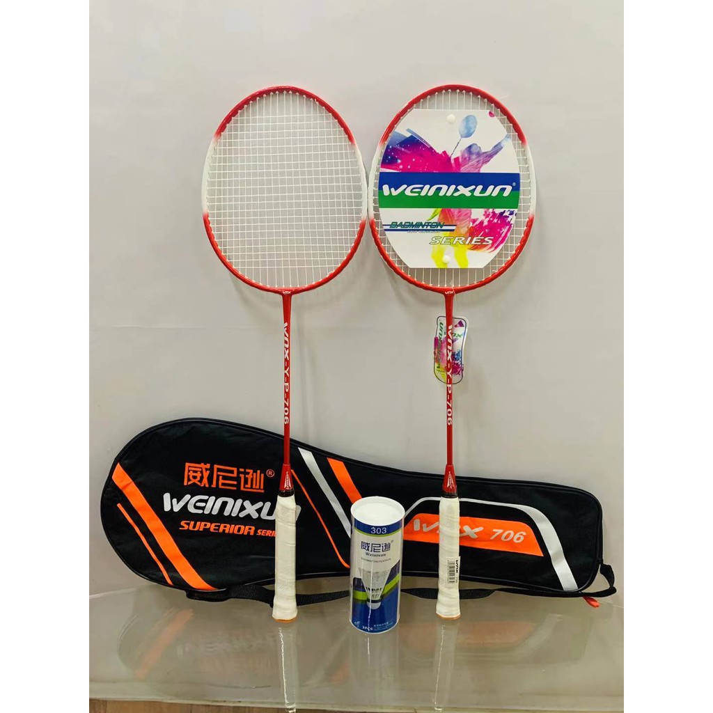 Badminton Racket and Shuttlecock Combo Sports 706# | Shopee Philippines