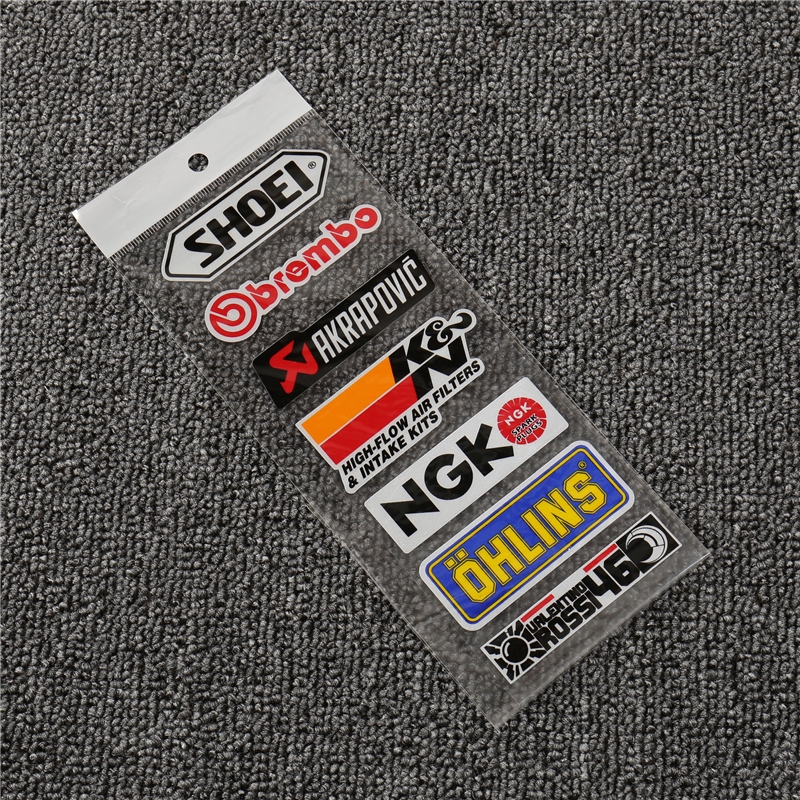 SHOEI Reflective Motorcycle Side Strip Bike Helmet Sticker Car Vinyl ...