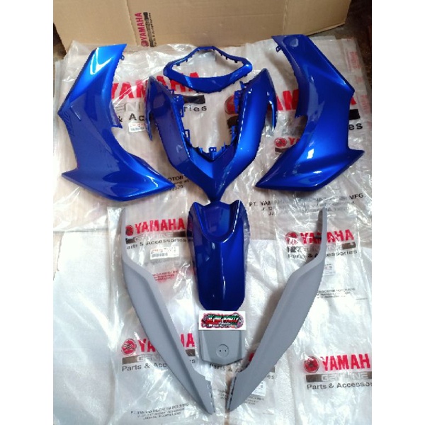 Yamaha Aerox V2 Body Kit (8pcs) 5pcs R.Blue/3pcs Icon Gray | Shopee ...