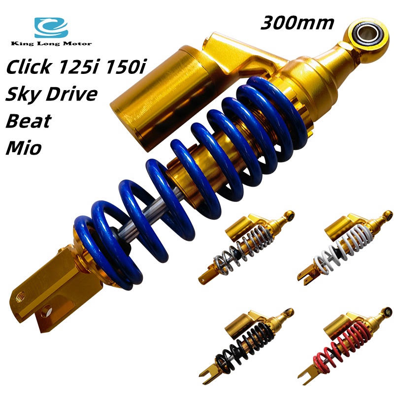 Shock Gas Absorber Rear 300mm Mio Honda Click 125i 150i Beat Sky Drive Universal Made in ...