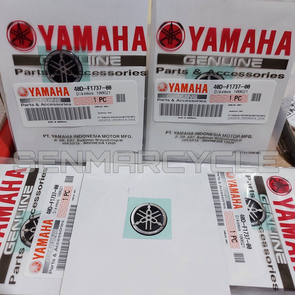 SMALL EMBLEM LOGO JELLY GENUINE YAMAHA | Shopee Philippines