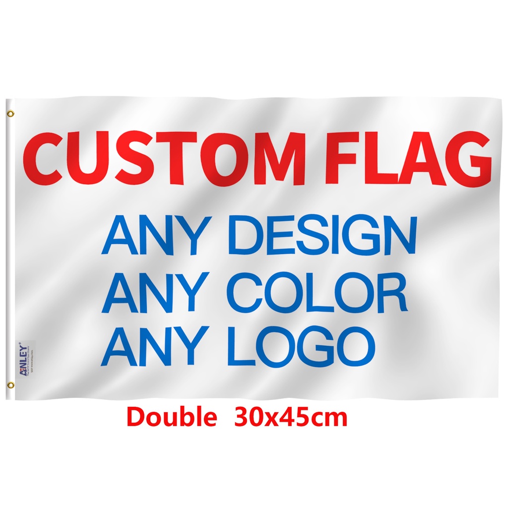 Anley Double Sided Custom Flag Customized Flags Banners - Print Your ...