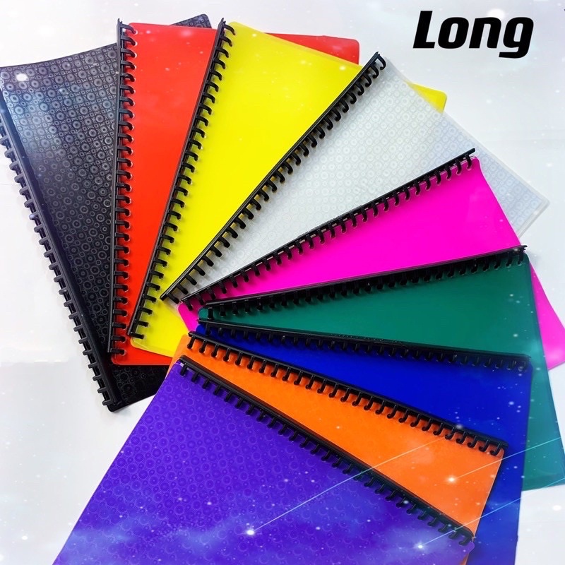 Clear Book School Office Long Clear Book long and short 9 colors ...