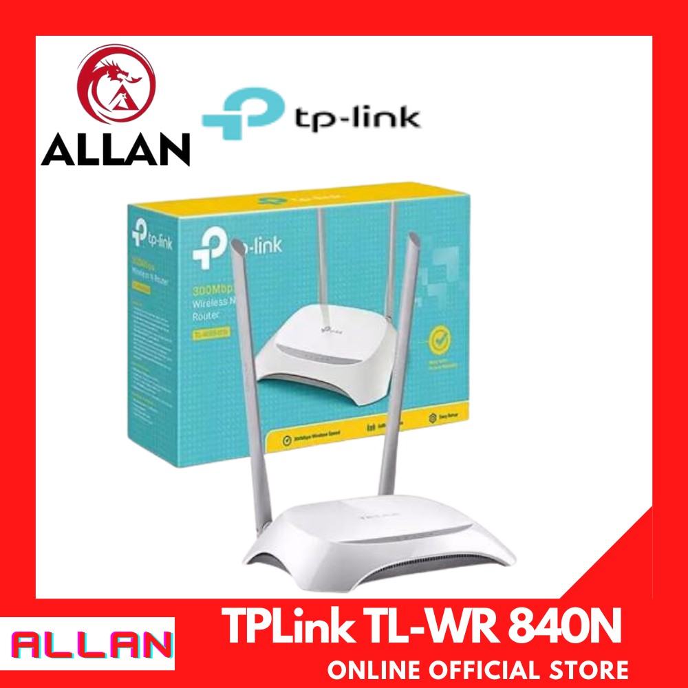 TP-Link TL-WR840N 300Mbps Wireless N Router / tplink / tp-link / TP ...