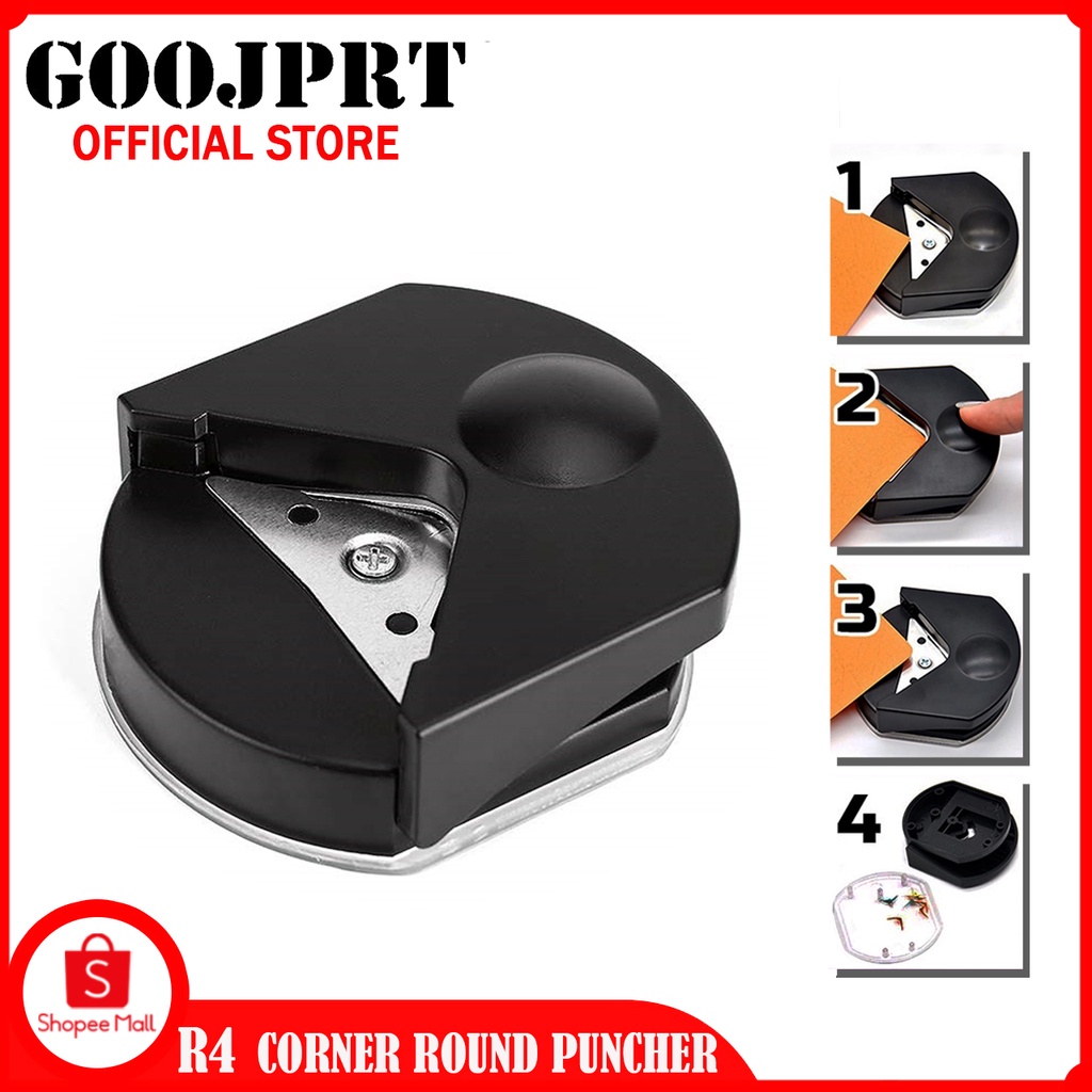 GOOJPRT R4 4mm Portable Corner Round Puncher / Cutter / Trimmer for ...