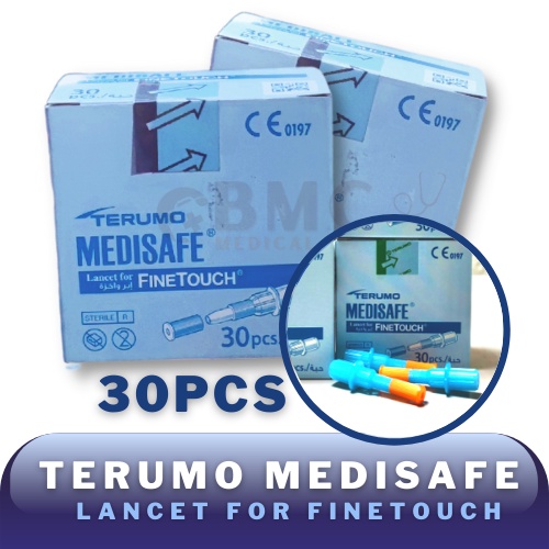 Terumo Medisafe FINETOUCH Lancet (30 pcs) - 1BOX | Shopee Philippines