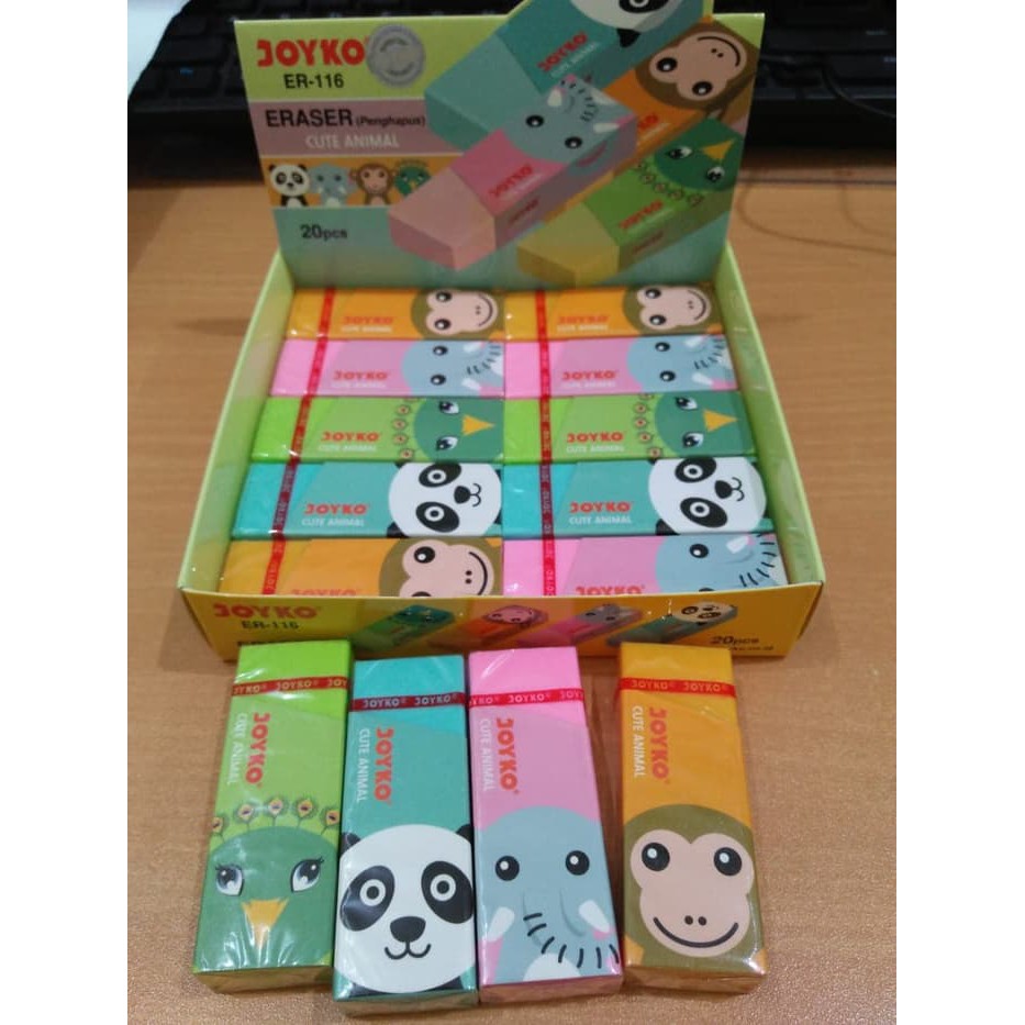 Joyko ER-116 Cute Animal Pencil Eraser | Shopee Philippines
