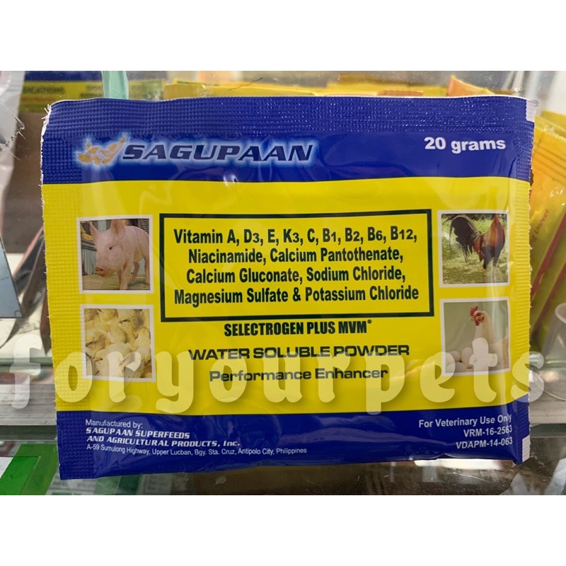 Selectrogen Plus MVM® Water Soluble Powder Performance Enhancer ...