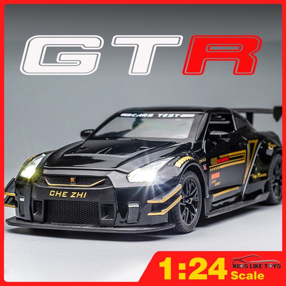 KLT 1:24 Nissan GTR R35 Skyline Ares Diecast Alloy Car Model Toy Cars ...
