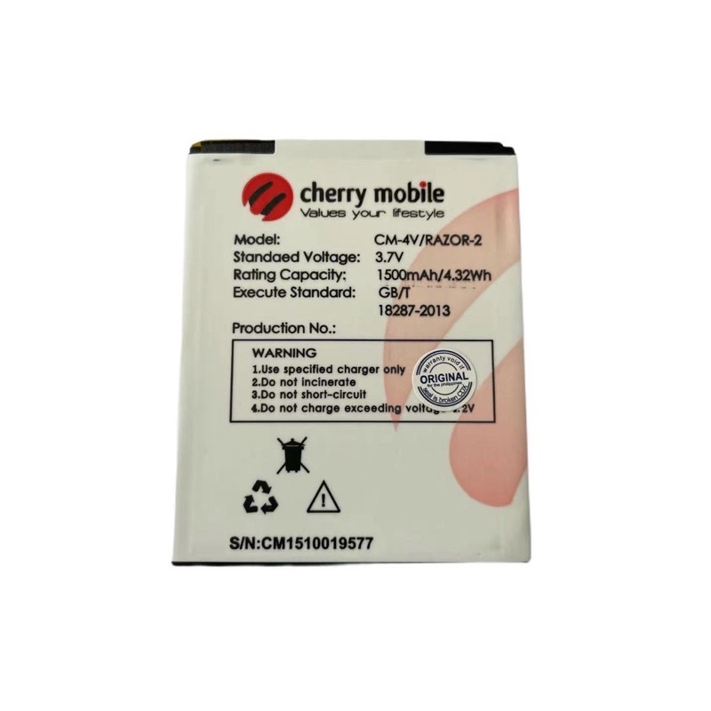 Cm-4V c8i cherry mobile battery | Shopee Philippines