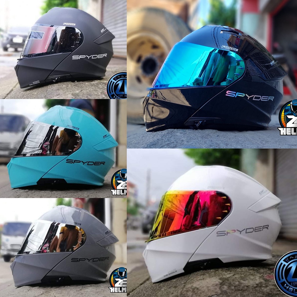 SPYDER FORCE PD (All Colors) MODULAR - DUAL VISOR (with Free Lens ...