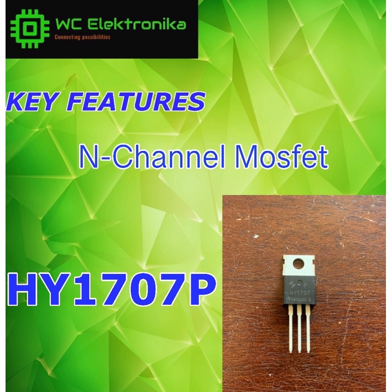 TRANSISTOR HY1707P/HY1707 N-CHANNEL MOSFET | Shopee Philippines