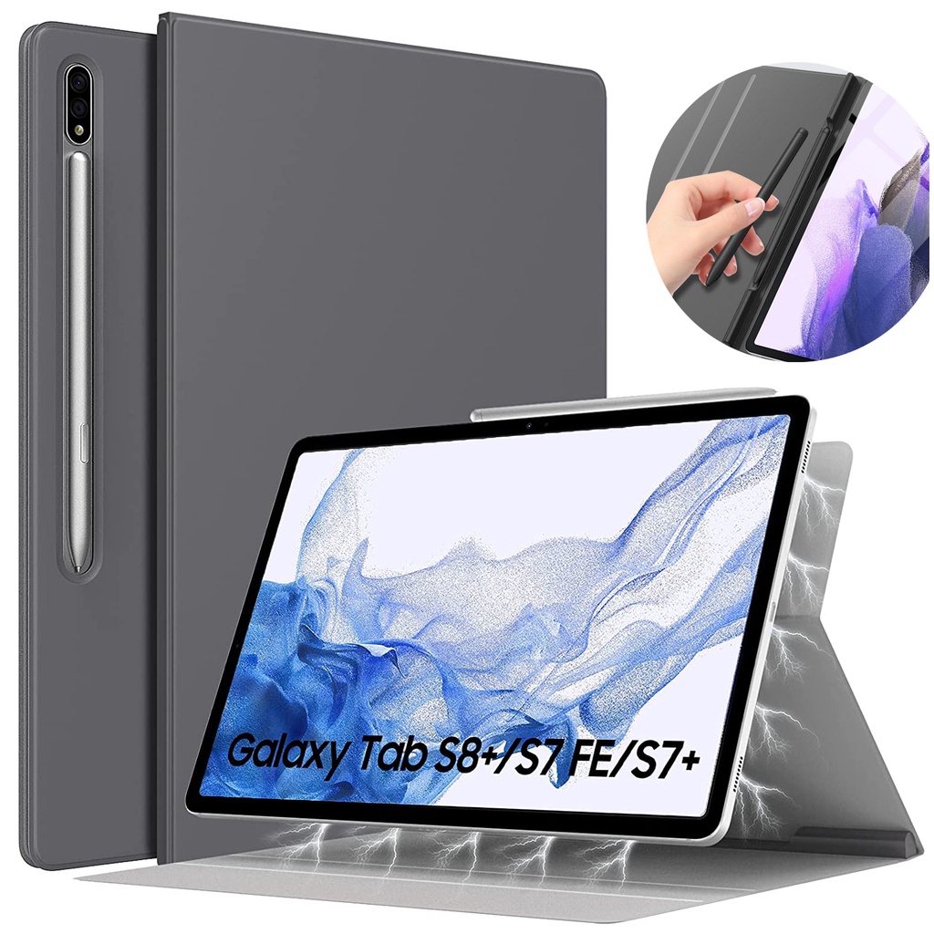 Magnetic Case for Samsung Galaxy Tab S10 Plus 2024, Tab S9 Plus/S8 Plus ...