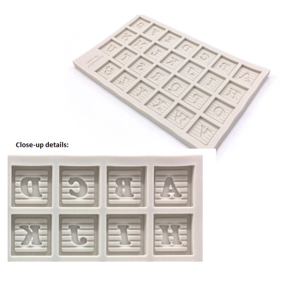 ABC Alphabet Letters Blocks Silicone Mould | Shopee Philippines
