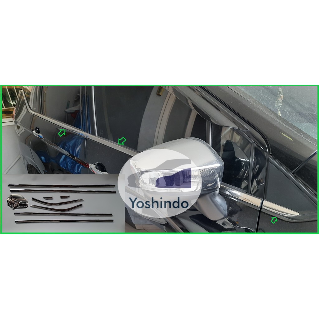 Lis Lis Lis | Side List | Mitsubishi Xpander door chrome List | Shopee ...