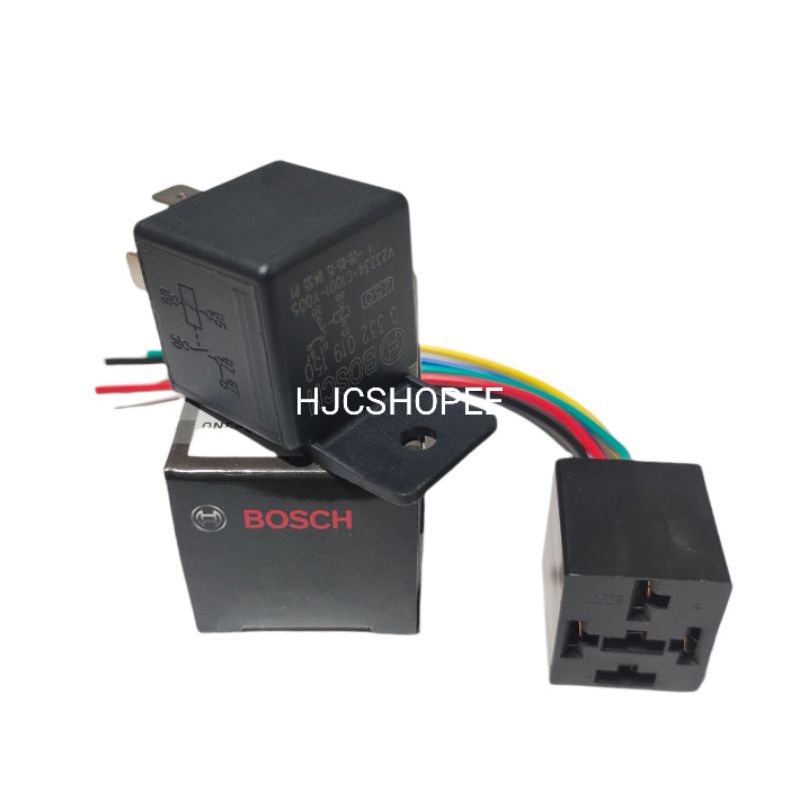 Bosch Relay 12V + Relay Socket 5Pins | Shopee Philippines