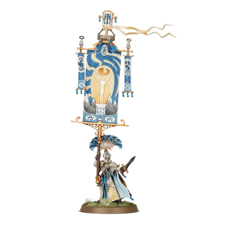 Warhammer AOS : Lumineth Realm-lords: Vanari Bannerblade | Shopee ...