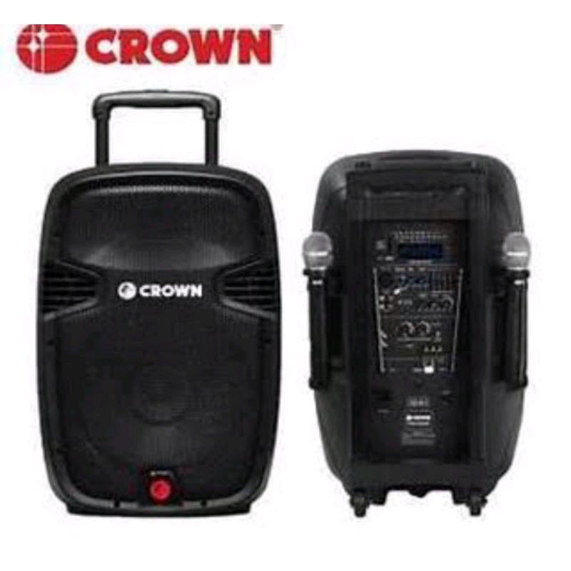 CROWN PRO-5008R 15" POWERED PORTABLE SYSTEM 400W 2 WAY | Shopee Philippines