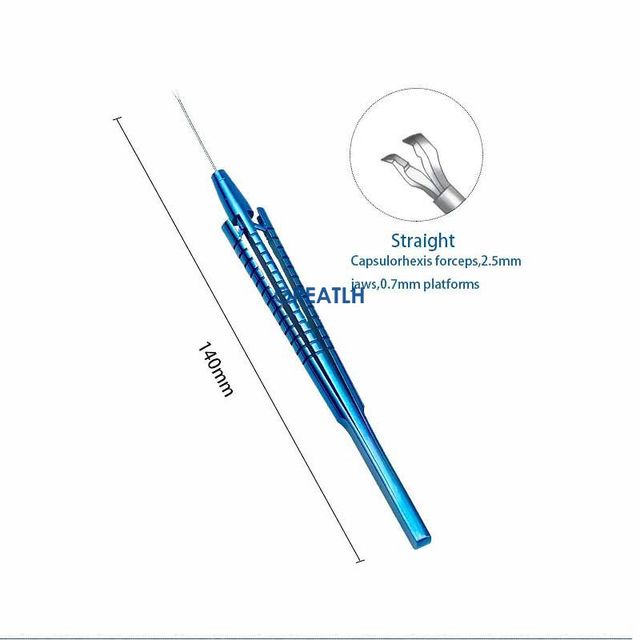 Titanium Alloy Capsulorhexis Forceps 23G Intraocular Ophthalmic Micro ...