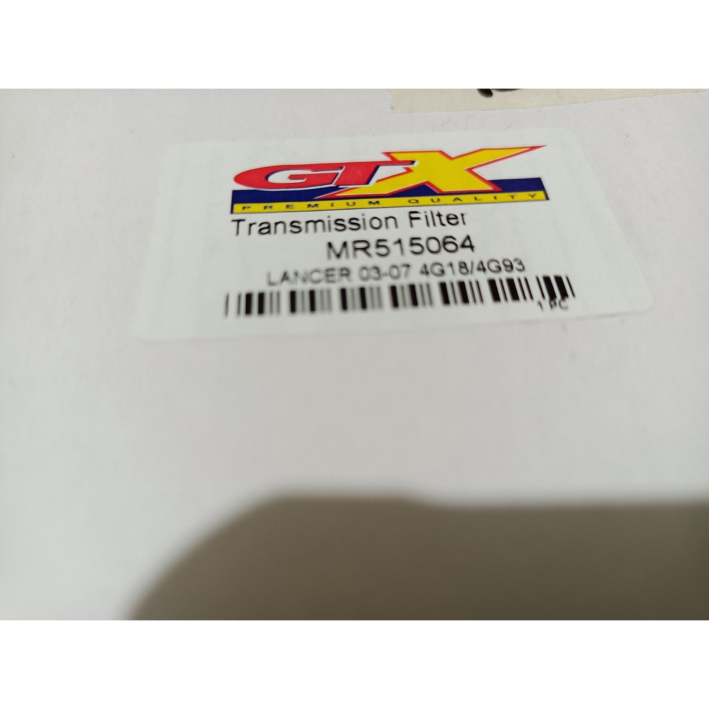 MITSUBISHI LANCER 4G18/4G93 2003-2007 TRANSMISSION FILTER GTX MR515064 ...