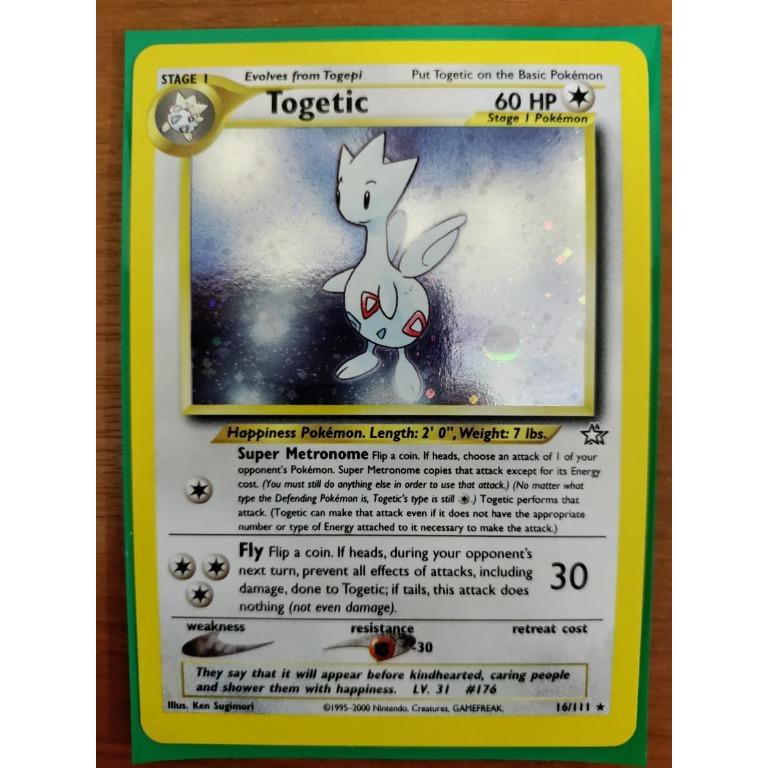 Togetic 16 Pokemon Neo Genesis | Shopee Philippines