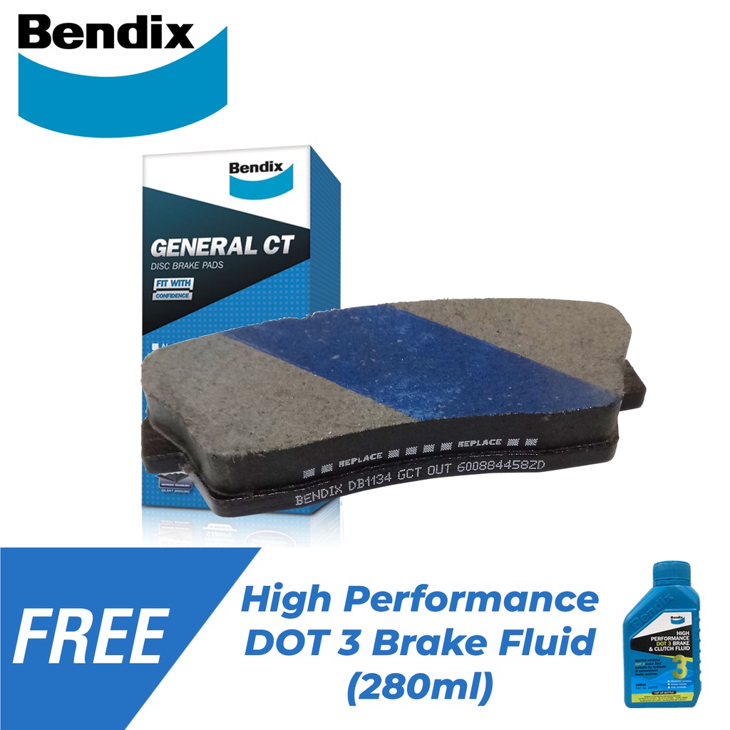 Bendix Brake Pads GCT DB1134 Front Set for Suzuki Escudo, Sidekick 1988-1992 | Shopee Philippines
