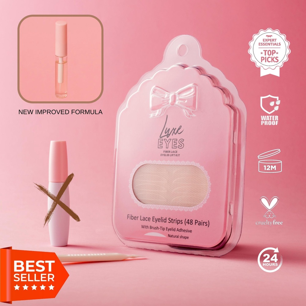 Luxe Eyes Fiber Lace Eyelid Lift Kit (Natural) | Shopee Philippines