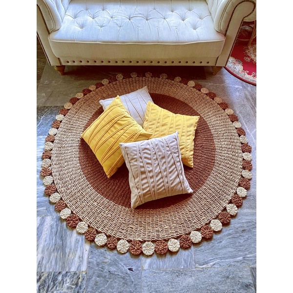 Handmade Native Abaca Boho Rug / Carpet 3-6ft | Shopee Philippines