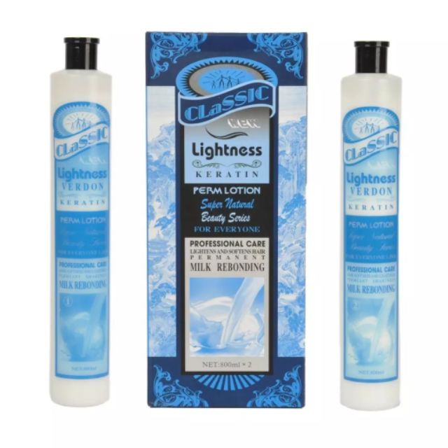LIGHTNESS VERDON (MILK 2IN1 ) HAIR REBONDING TREATMENT (800ML) | Shopee ...